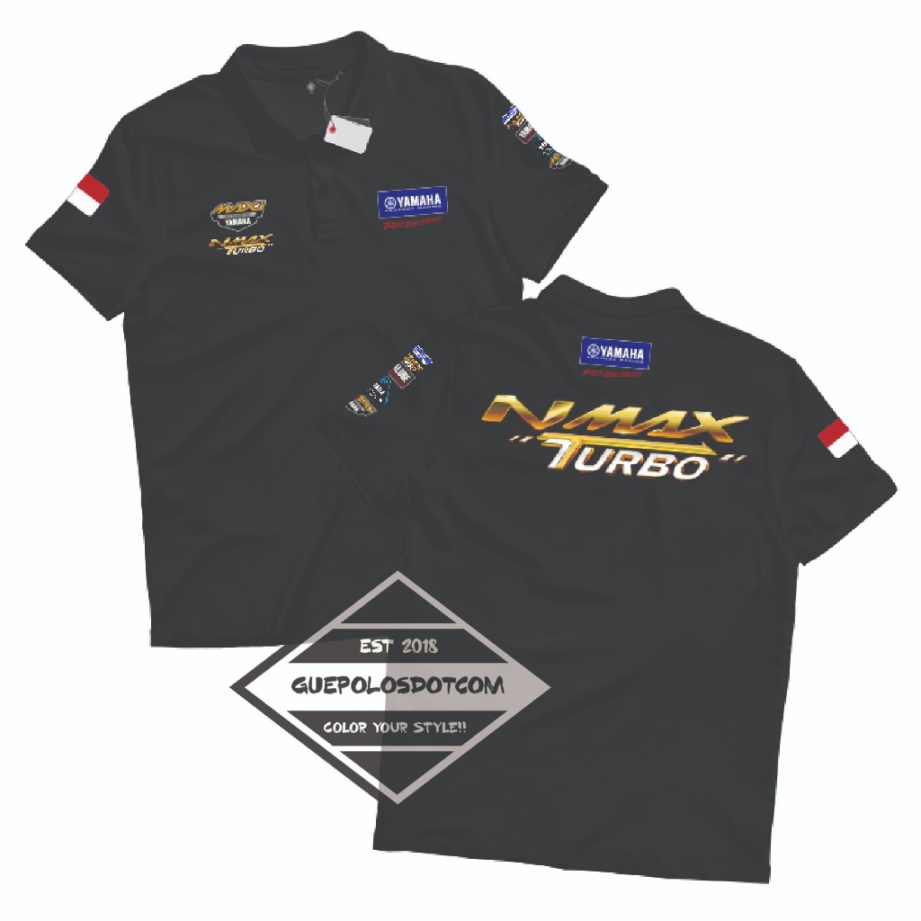 Yamaha NMAX TURBO POLOSHIRT - YAMAHA NMAX TURBO COLLARED CLOTHES ...