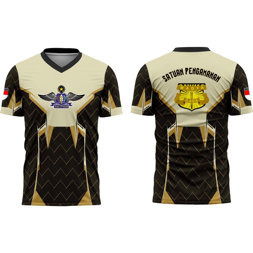 HITAM Newest SATPAM ERSEY / BLACK SECURITY T-SHIRT JERSEY / BLACK ...