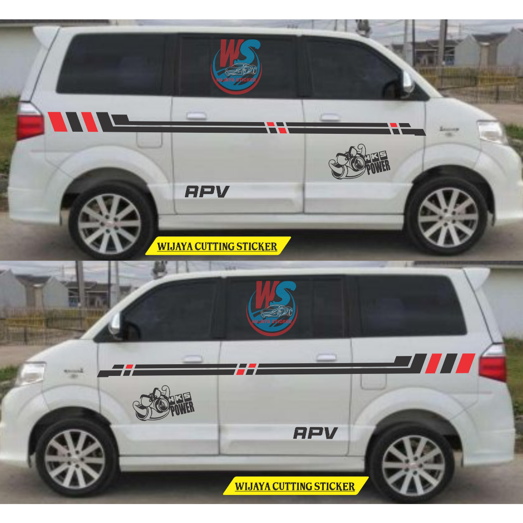 Suzuki APV Car Stickers Latest SUZUKI APV Car Side Body List Stickers ...