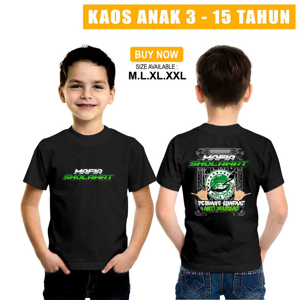 Children's T-SHIRTS MAFIA SHOLAWAT MAFIS INDONESIA ANTI ACTION | Blitar ...