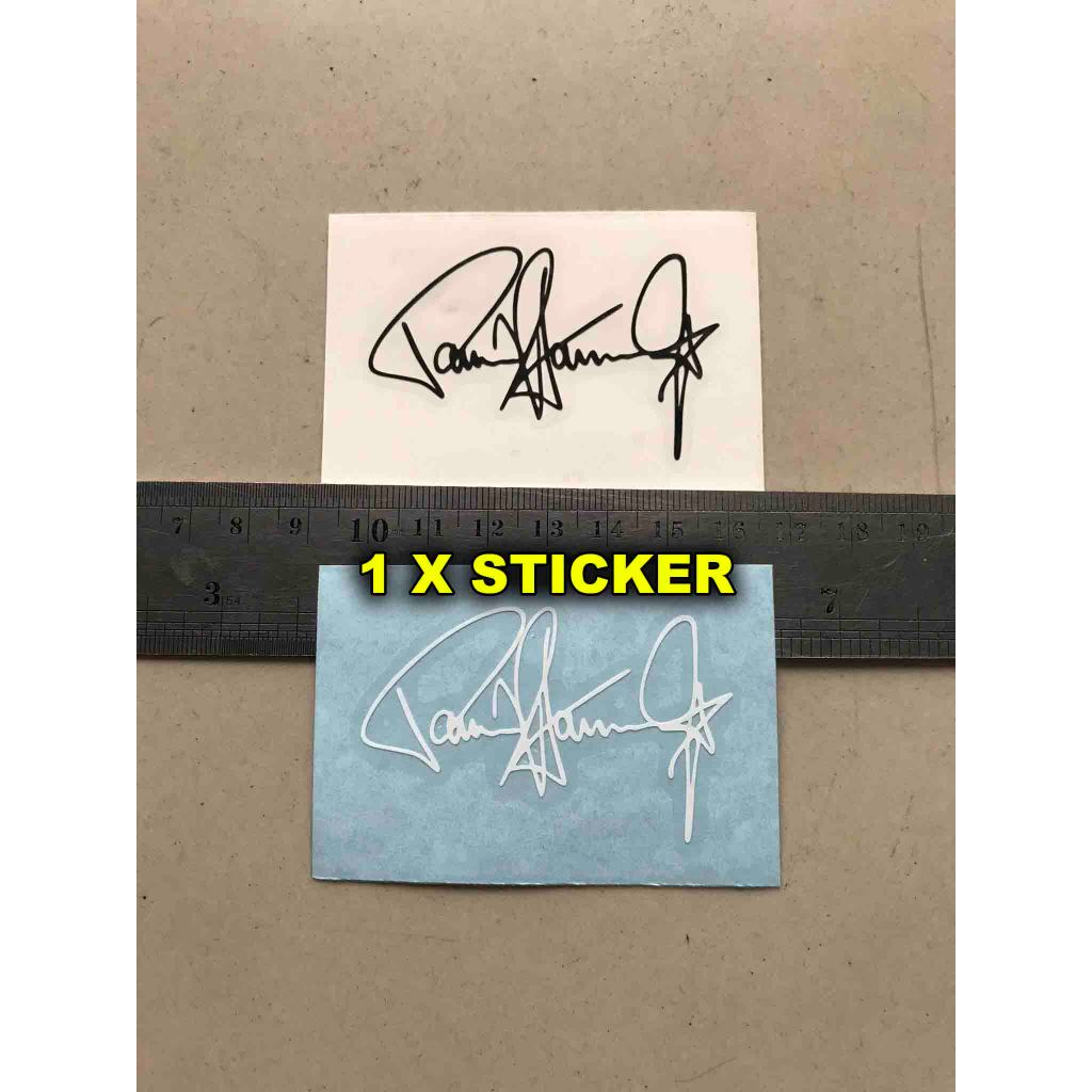 Paul Stanley Signed Sticker Signature Autograph Logo Headstock Sign ...