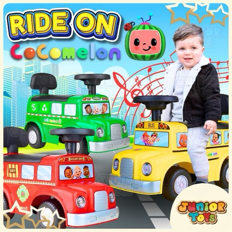 Cocomelon PMB Toys PUSH CAR / Children's Toy Car Tolocar Cocomelon ...