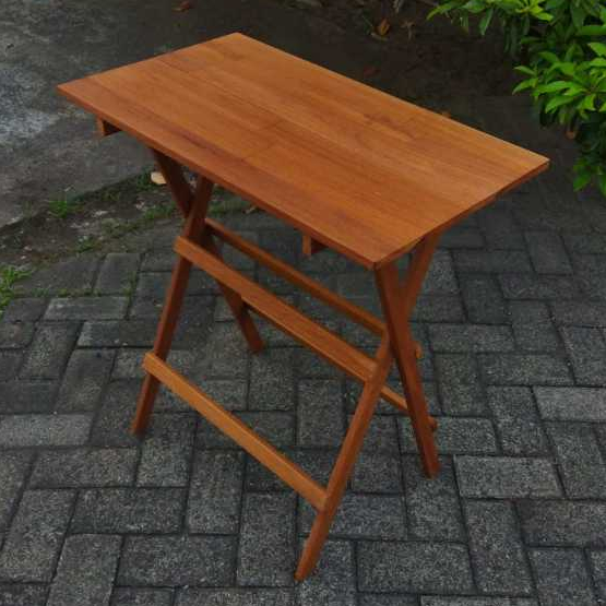 (Table M) Custom Cross Folding Table Size 60x60 Height 50 cm | Shopee ...