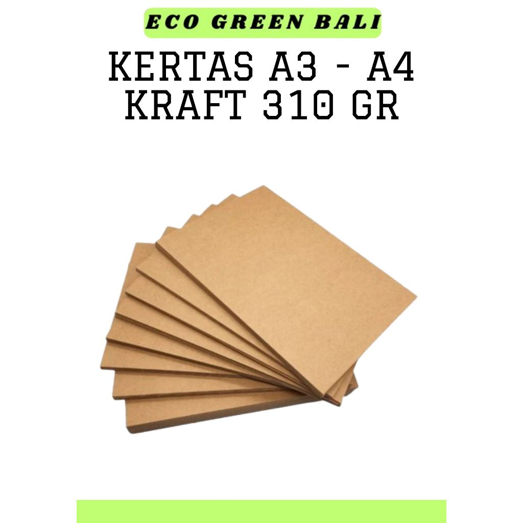 Kraft Paper A4 I A3 I 310 gsm I 5 sheets I 10 sheets I | Shopee Malaysia