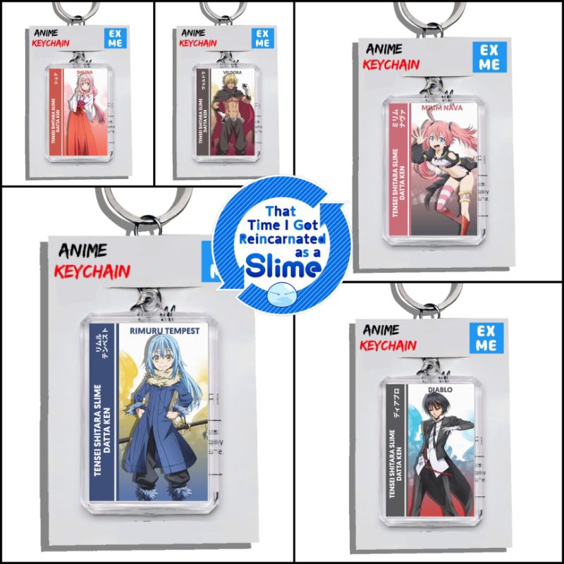 GANTUNGAN Tensura Keychain - Tensei Shitara Slime Datta Ken Keychain ...