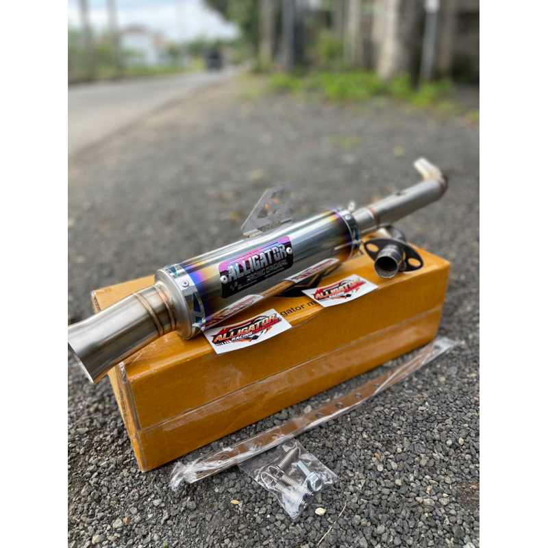 Salemba Exhaust/Checklist Neck Alligator Violet Series AEROX NMAX VARIO ...