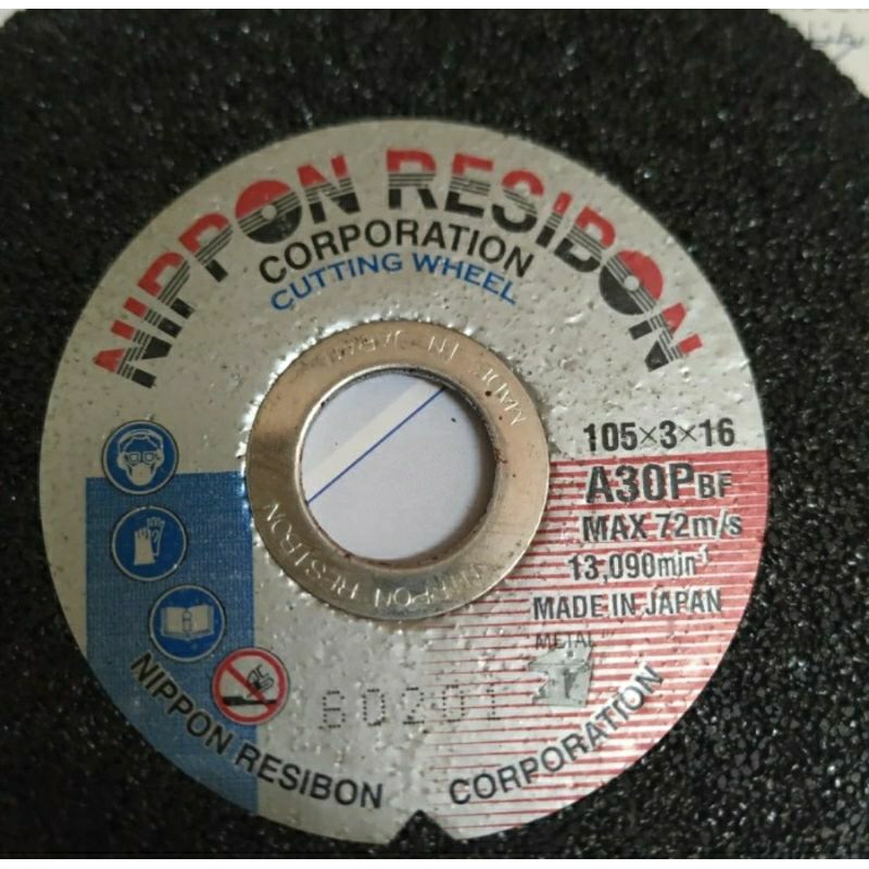 MATA Cutting Wheel Cutting Grinding Wheel 4" inch (105 x 3 x 16) Nippon ...
