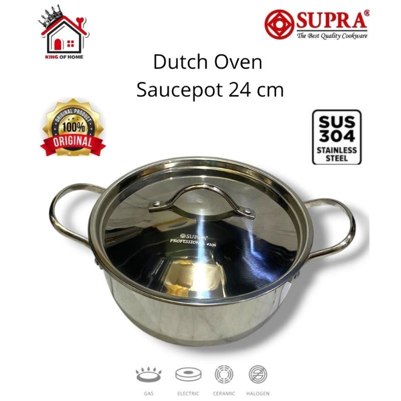 Supra Panci Dutch Oven Saucepot 24 cm Stainless Steel SUS 304 ...
