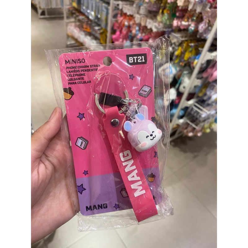 Miniso x BT21 - Phone Charm Strap (Mang) | Shopee Malaysia