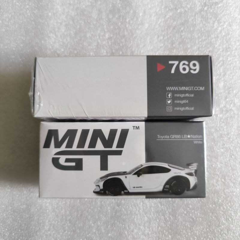 Mini GT 769 TOYOTA GR86 LB NATION WHITE LBWK LIBERTY WALK | Shopee Malaysia