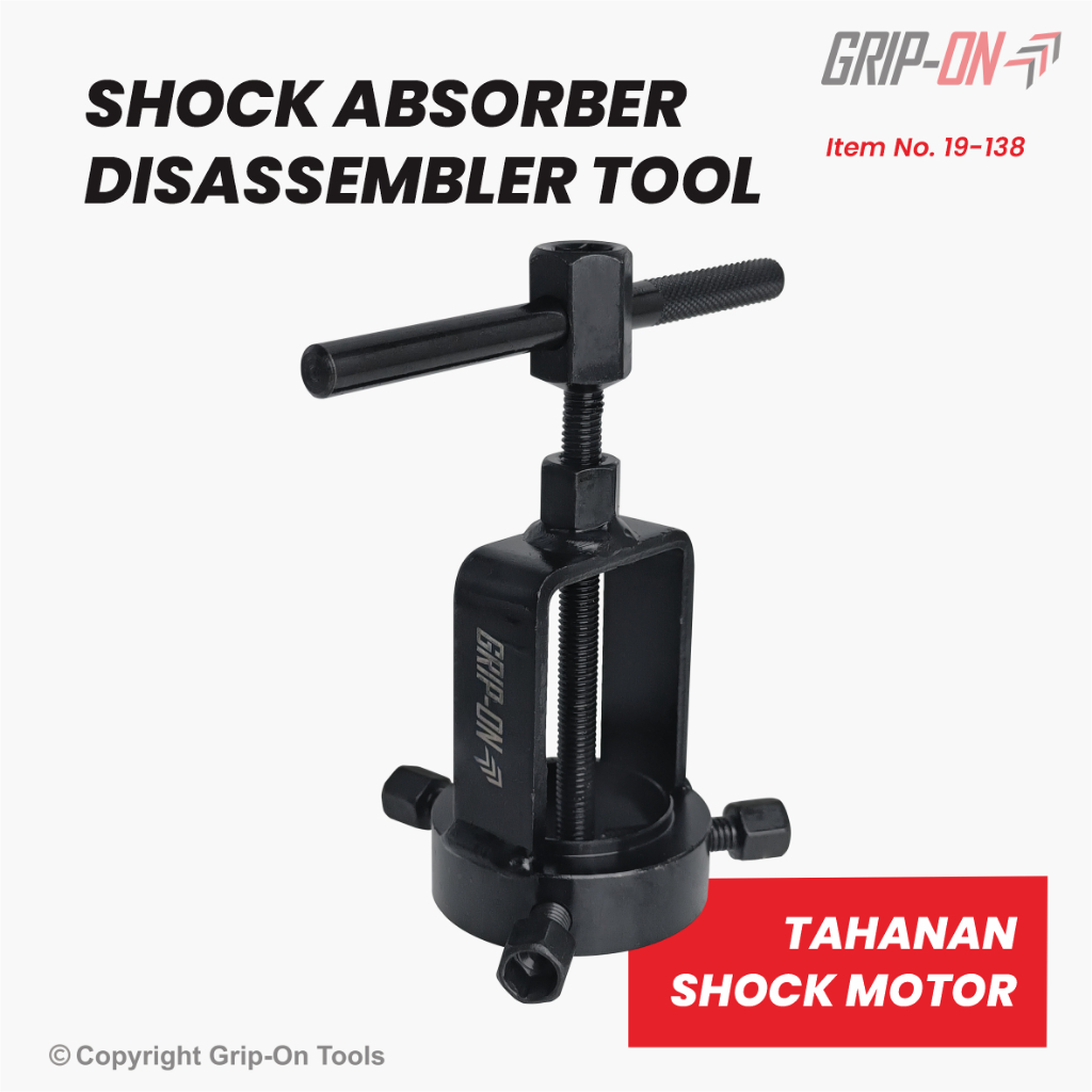 Grip-On Shock Absorber Disassembler Tool - Grip-On Motorcycle Shock ...