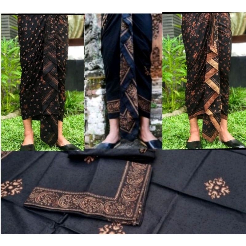 KATUN Balinese Batik Men's Kamen / Sheet and Half-finished Models ...