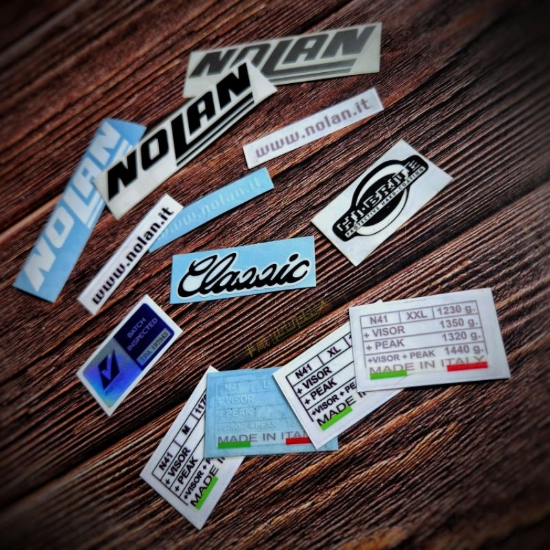 Nolan N41 Classic Sticker Set (logo Cutting) | Shopee Malaysia