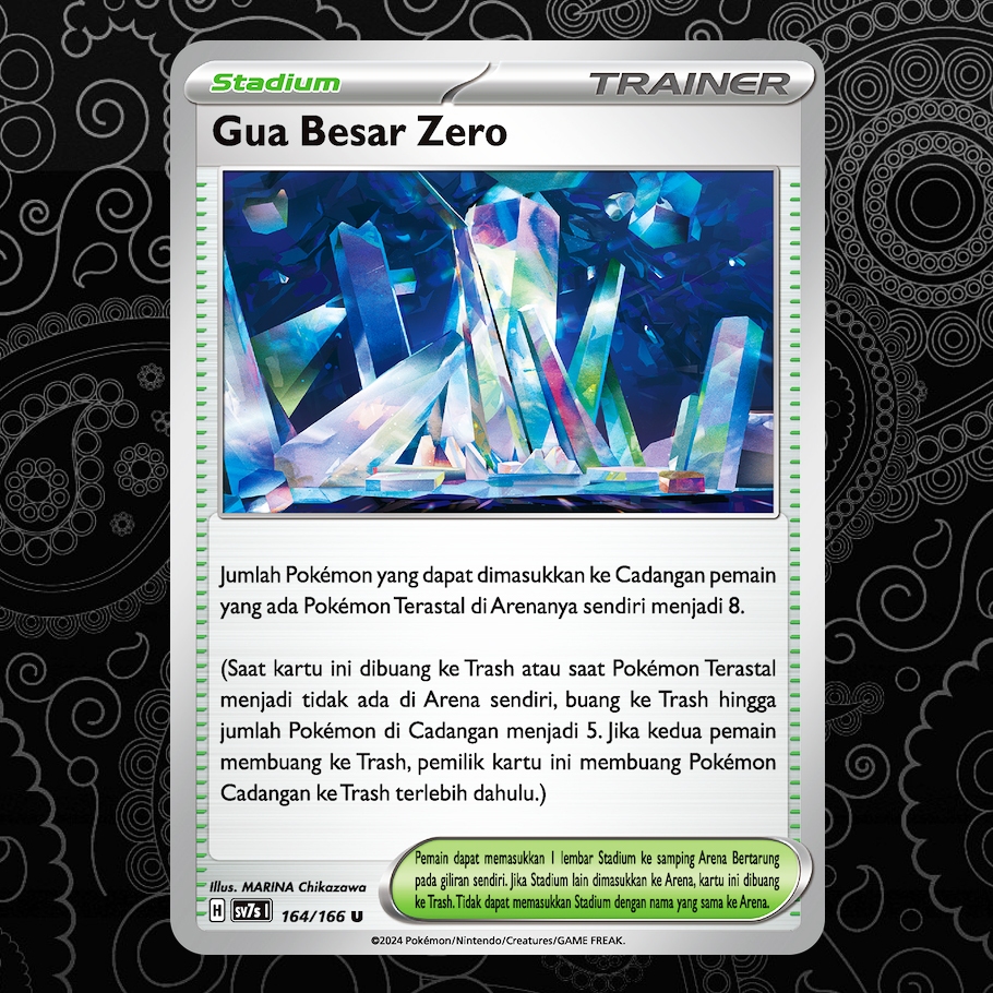 Big Cave Stage Zero TRAINER TCG Indonesian Pokemon Card (Price for 1 ...