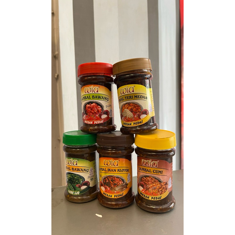 Various Sambals Ready to Eat | Rice Companion | Side Dish Companion ...