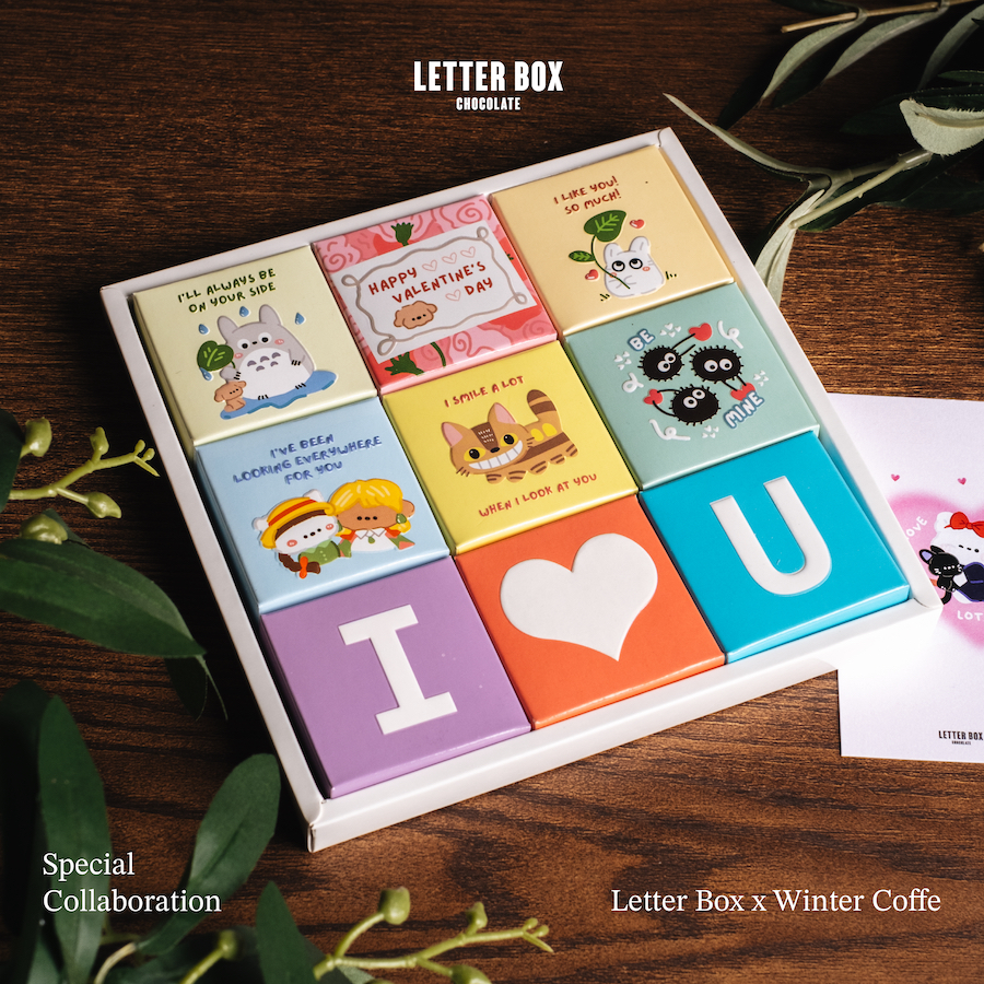 Letter Box - Valentine Mix Chocolate Variant contains 9 - Valentine ...