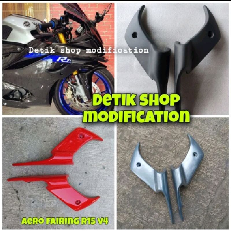 R15 V4 SIDE WINGLET R15V4 WINGLET GP R15V4 AERO FAIRING R15 V4 | Shopee ...