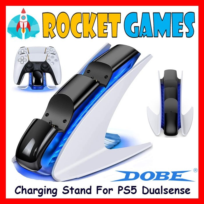 Dobe PS5 Dualsense Charging Station Dock Stand Airplane design TP5 0583 ...