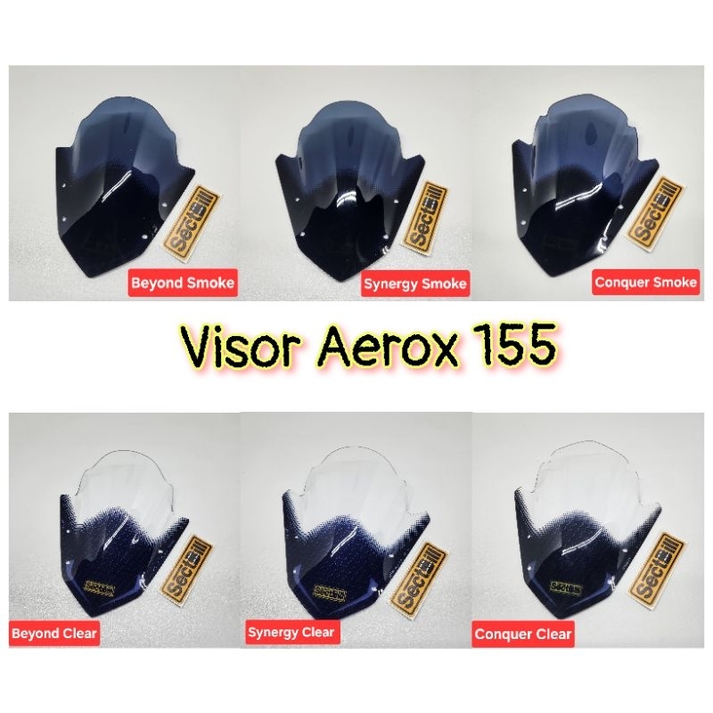 Original Sectbill Windshield Visor Aerox 155 connected 2021 - 2024 ...