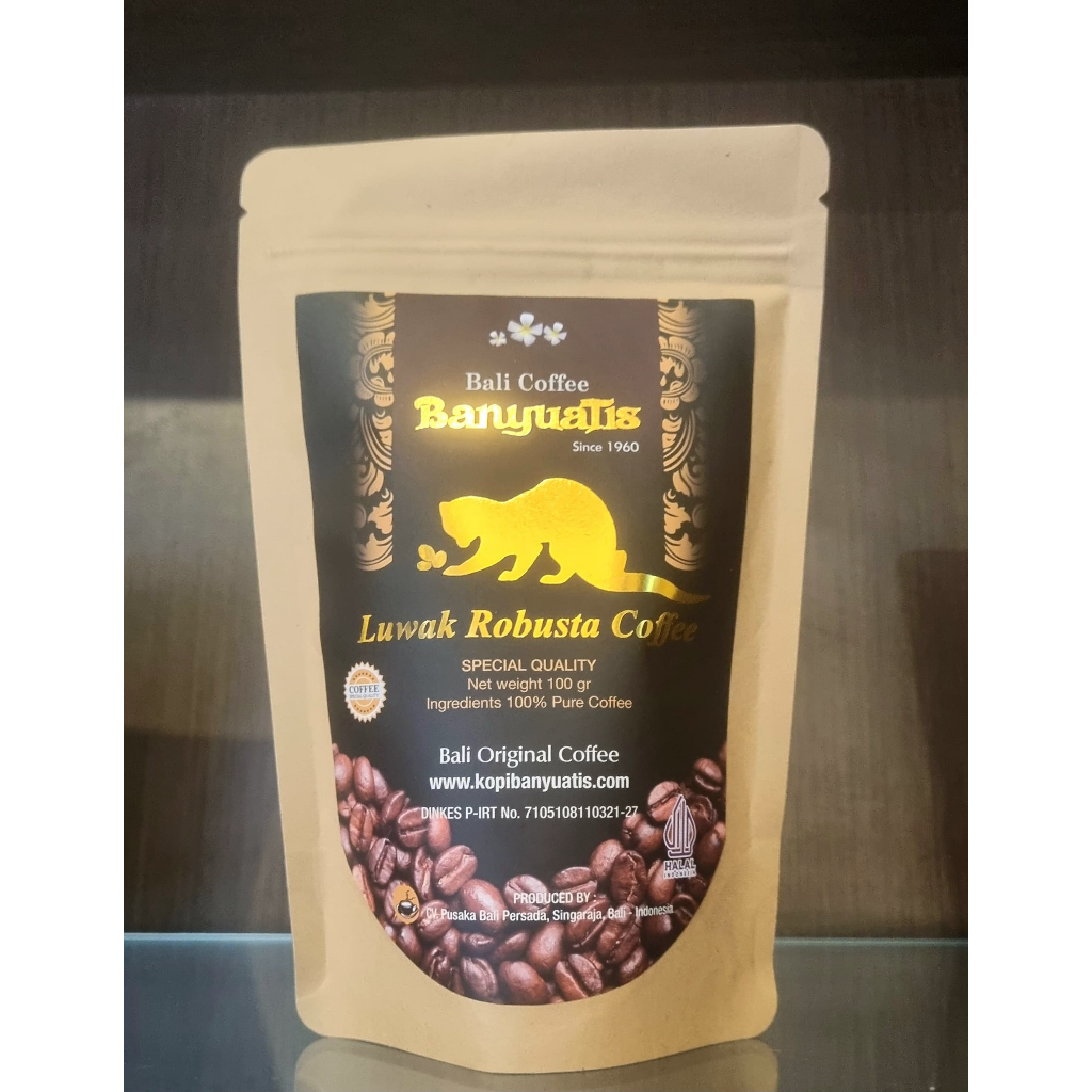 Balinese Coffee Banyuatis Luwak Robusta Powder Super Premium 100 Grams ...