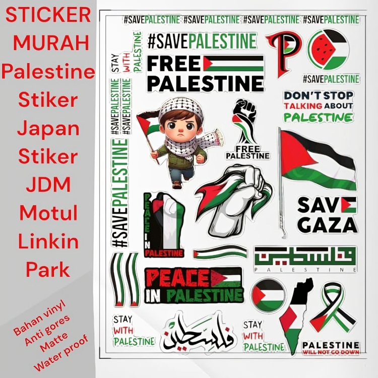 Palestine Stickers (CONTENTS 32PC), Free Palestine Stickers, Palestine ...