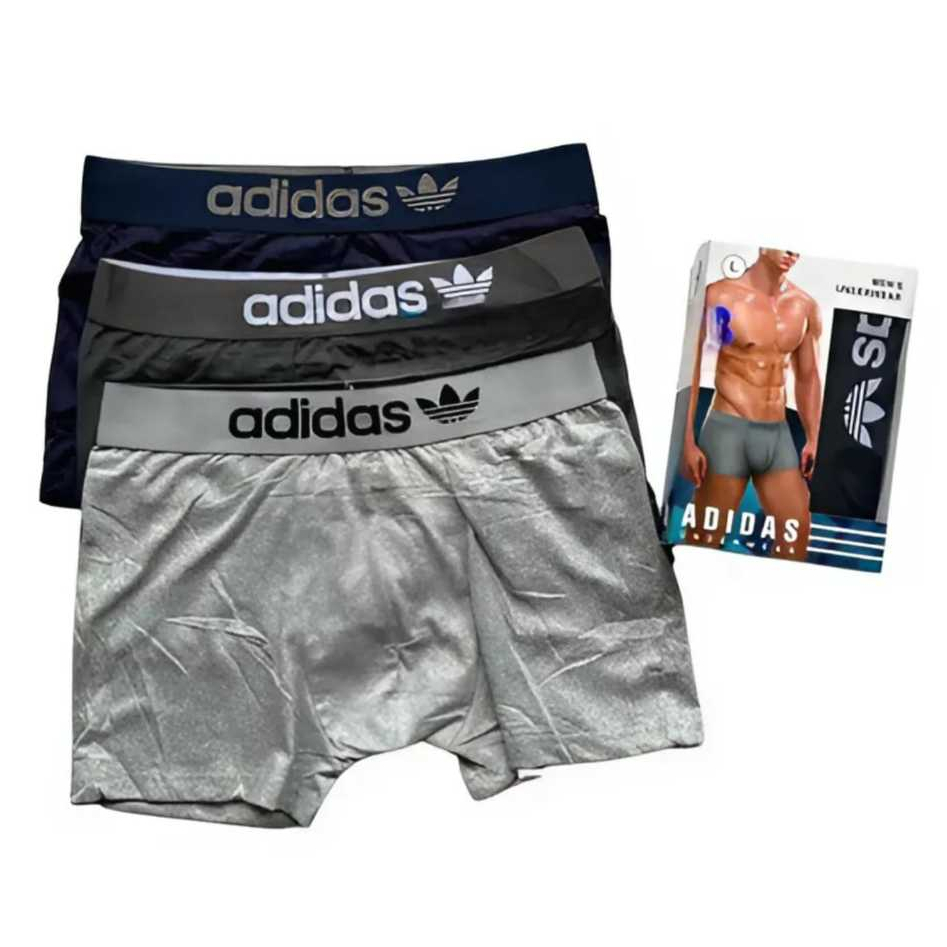 1 Box of 3 Pcs Men's Underwear / Adult Men's Boxer Underwear / Men's ...