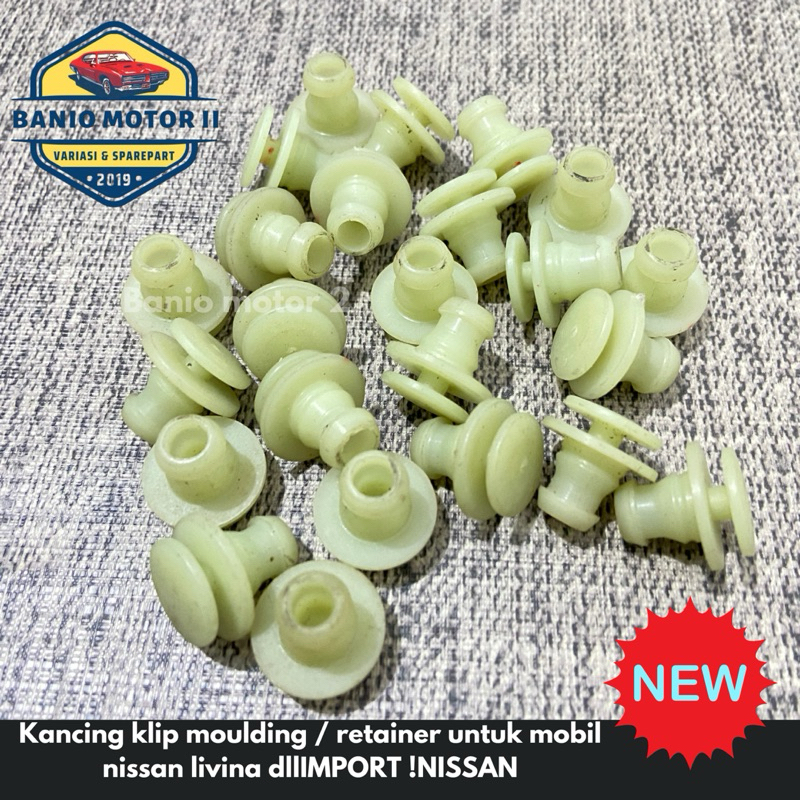 Bodykit molding clip buttons / retainers for nissan livina cars etc ...