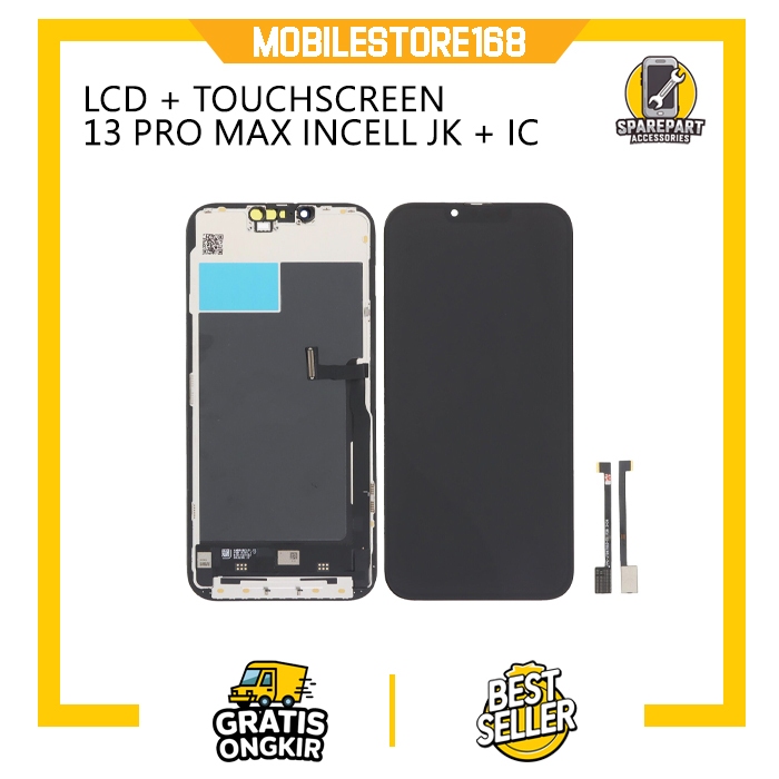 Lcd+touchscreen 13 PRO MAX INCELL JK + IC (CAN SCAN SCAN CHIP / RECHARGEABLE IC) MOVE IC ...