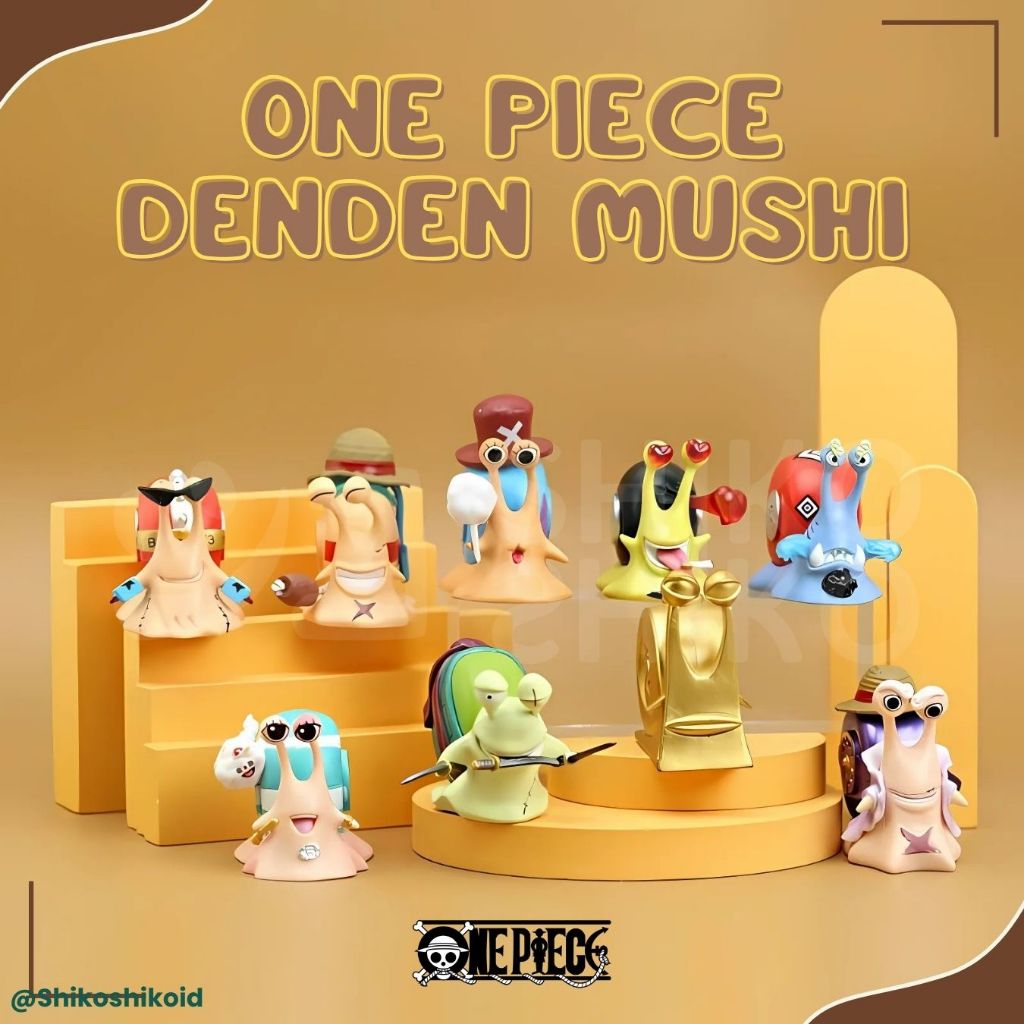 BOPddm Figure Denden Mushi One Piece Action Figure Miniature Dendenmuhi ...