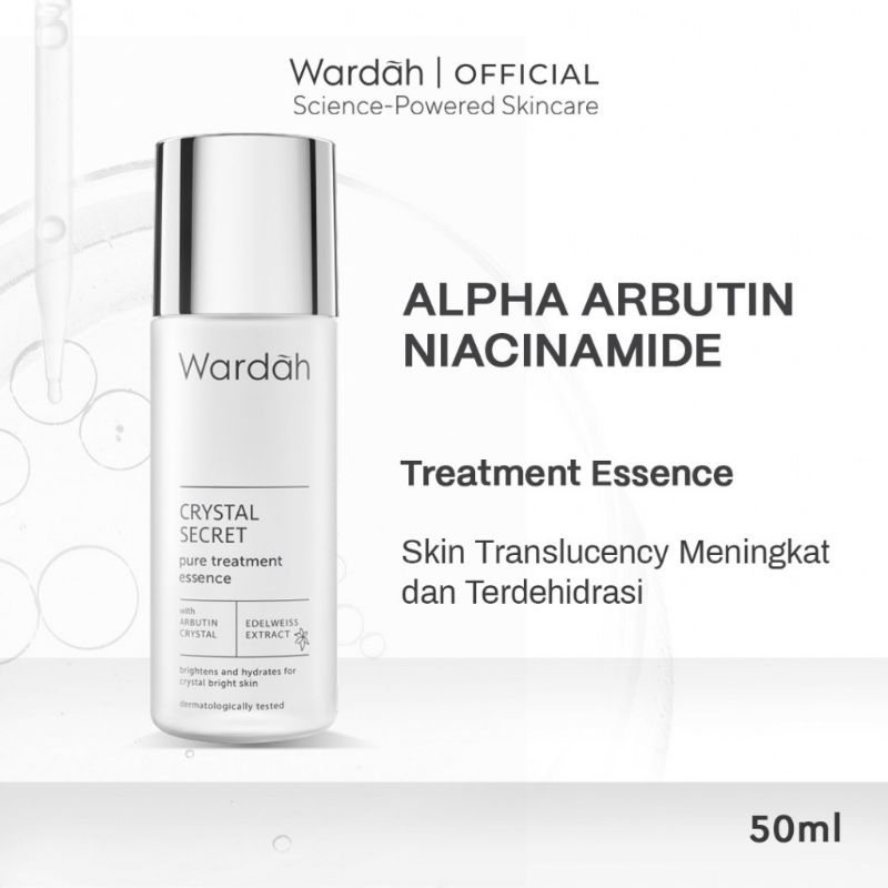 Wardah Crystal Secret Pure Treatment Essence 50ml( ) | Shopee Malaysia