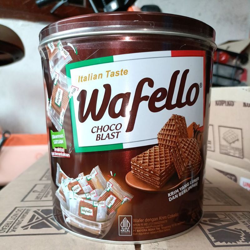 Wafello chocolate wafer Italian chocolate canned 234gr | Shopee Malaysia