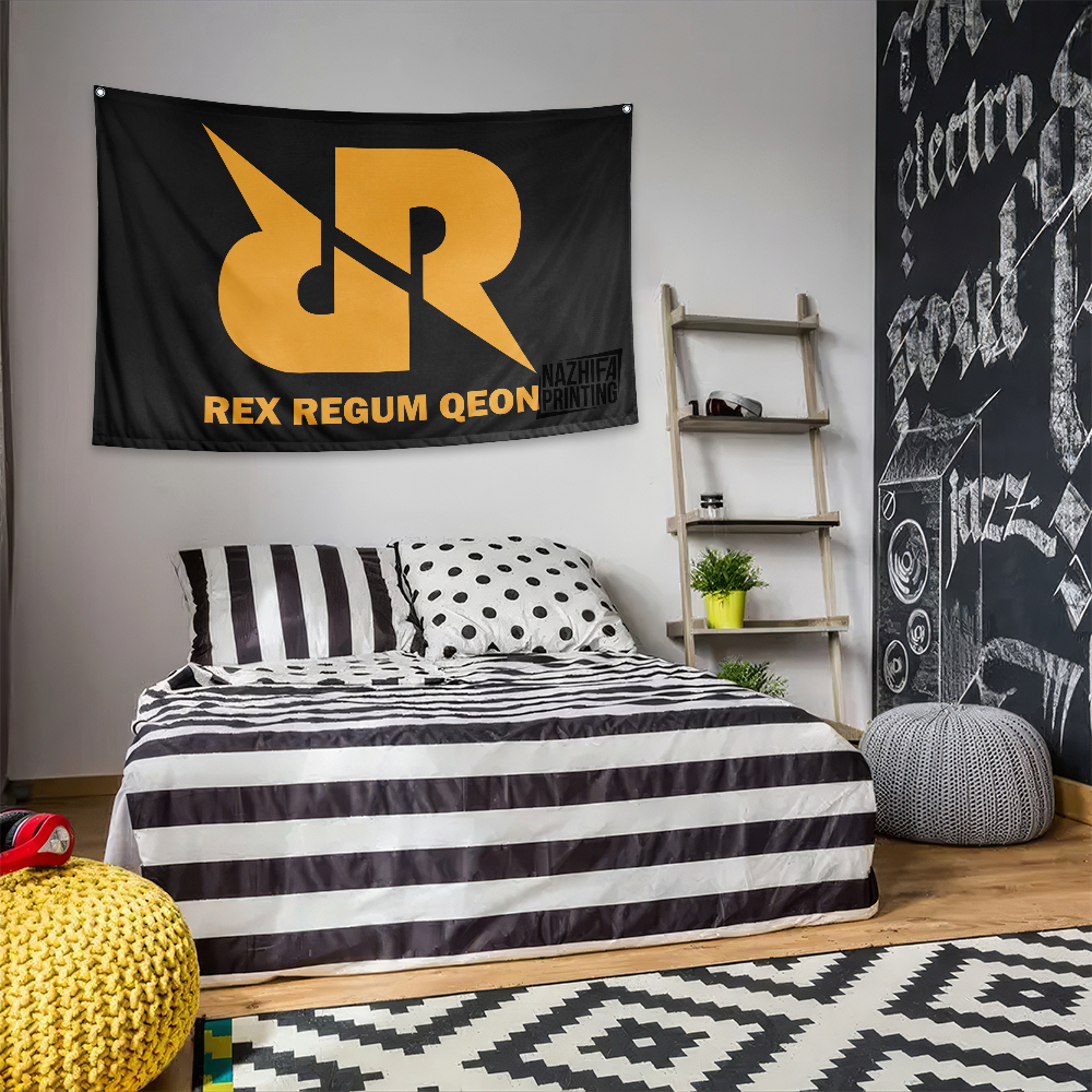 Nazhifa Printing - RRQ Rex Regum Qeon Esports Flag Poster, Esports Flag ...