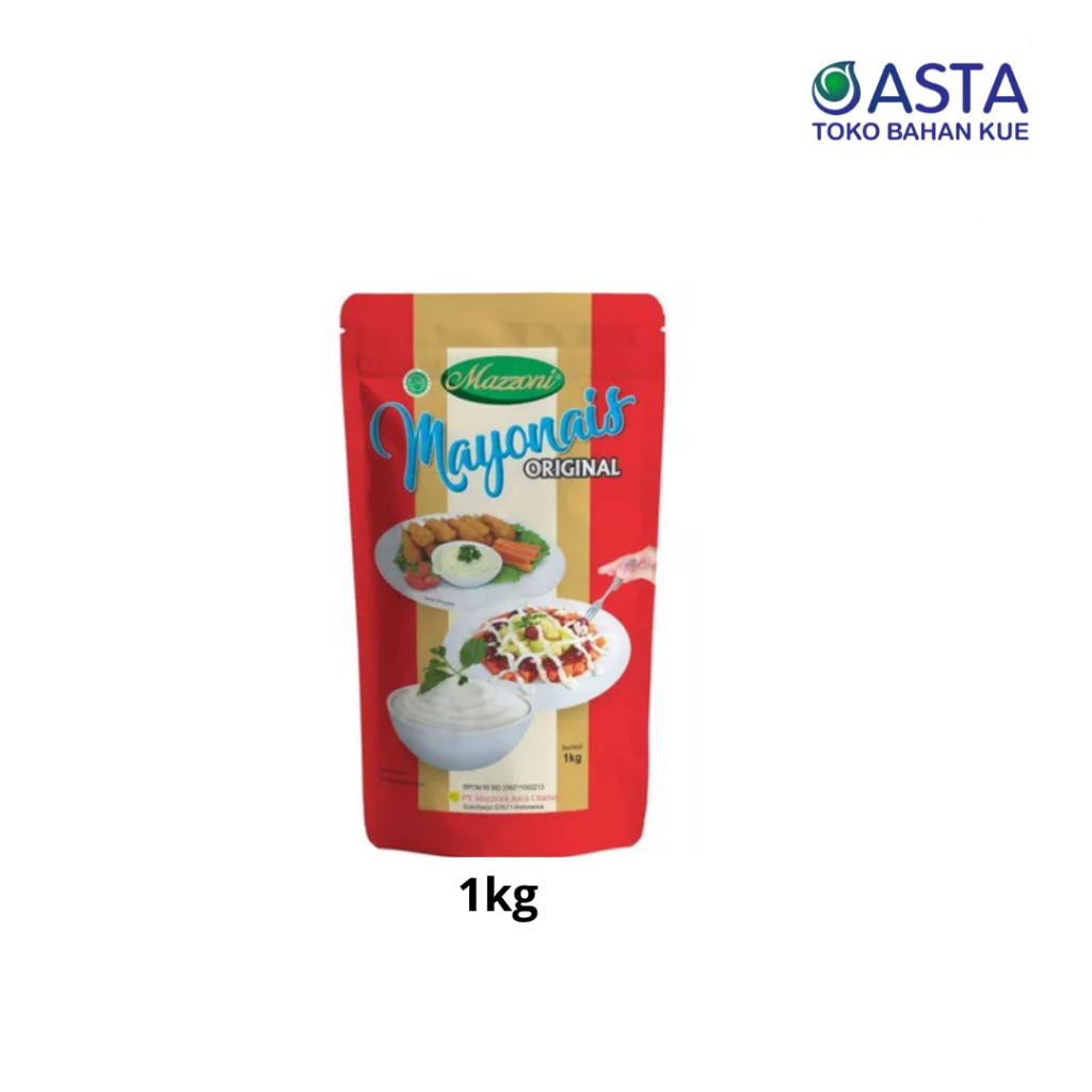 MERAH Mazzoni Mayonnaise Original Red 1 Kg | Shopee Malaysia