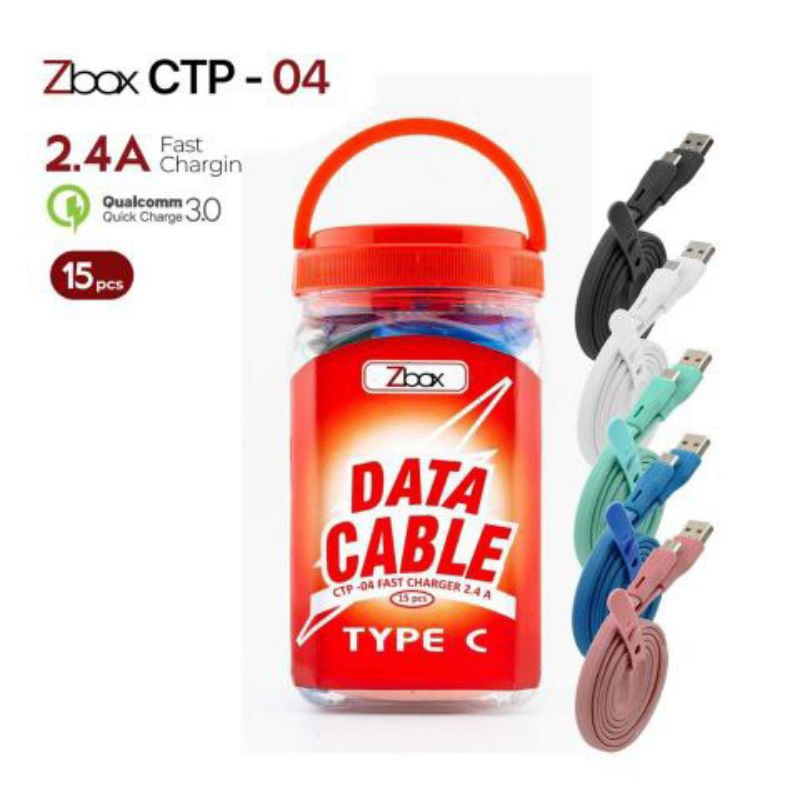 Zbox CTP-04 MICRO JAR DATA CABLE | Type-c | Contains 15 PCS | Usb CABLE ...
