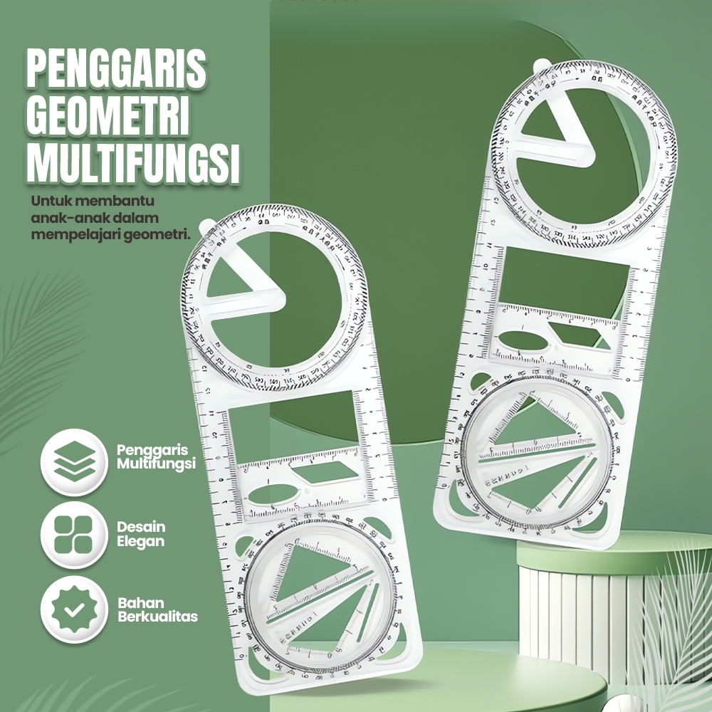 Geometric and math ruler multi-function protractor ruler for ...