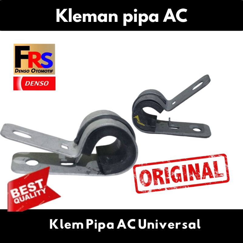 Universal Car AC Hose Allumunium Pipe Clamps 1/2 AC Hose Clamps ...