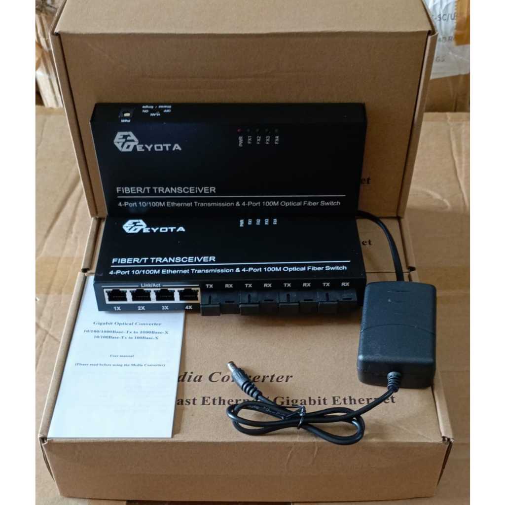 Fo Eyota Fiber Optic Fiber Transceiver Media Converter | Shopee Malaysia