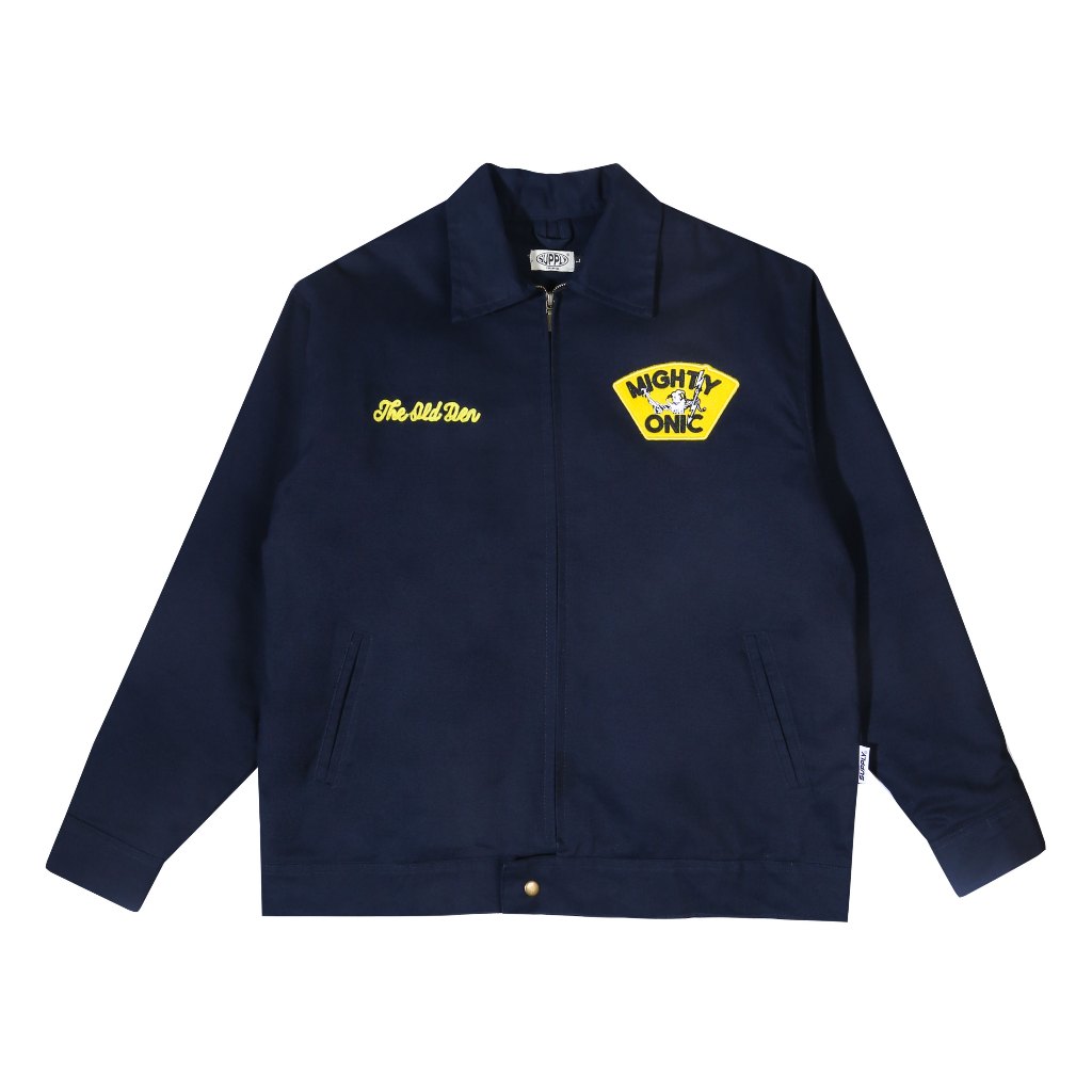 Onic Supply - The Mighty Onic Work Jacket - Navy | Shopee Malaysia