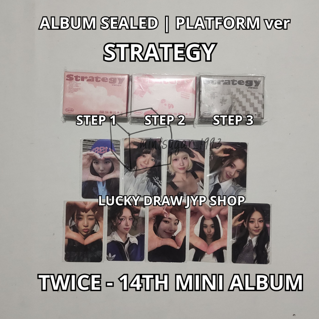 Twice - 14TH MINI ALBUM [ STRATEGY ] ( Platform_Nemo Ver. ) ( Step 1 ...