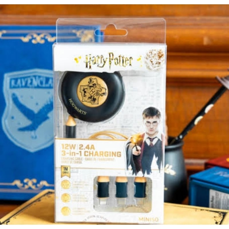 Harry Potter x Miniso 3in1 Charging cable | Shopee Malaysia