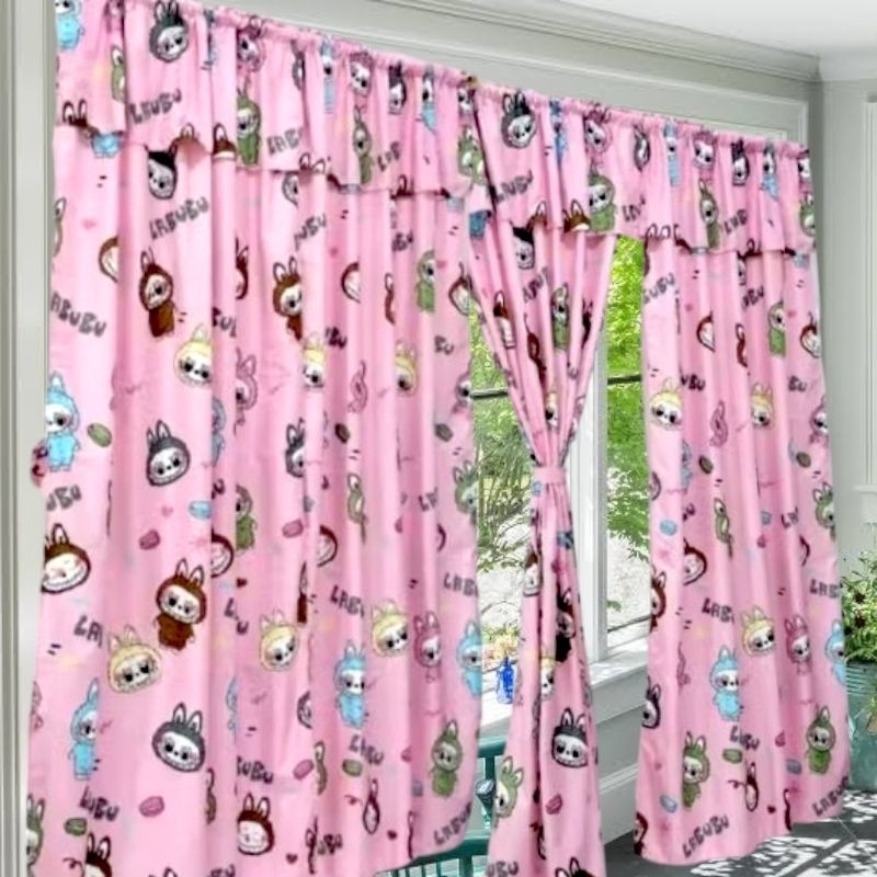 KUROMI CURTAINS, CINAMOROL, LABUBU, MELODY | Shopee Malaysia