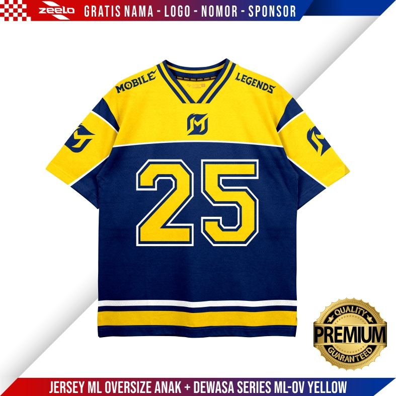 Ml Mobile Legend Oversized Jersey for Children & Adults, Full Print ...