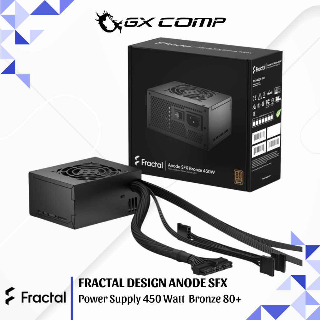 Fractal Design Anode Bronze SFX 450 Watt 80+ Bronze | 450 Watt Power ...