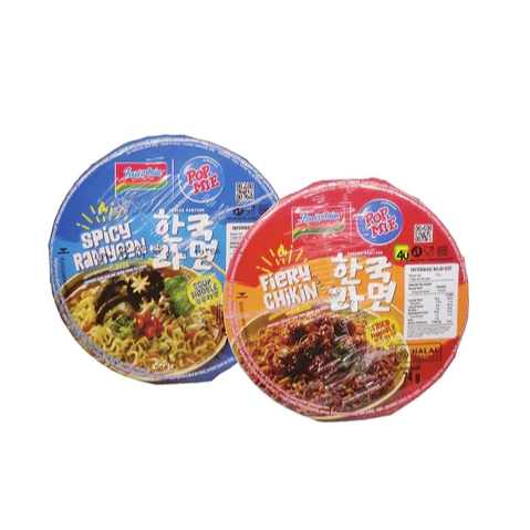 Pop Mie Cup Indomie Premium Collection Korean Ramyeon Series (Spicy Ramyeon, Fiery Chikin, K ...