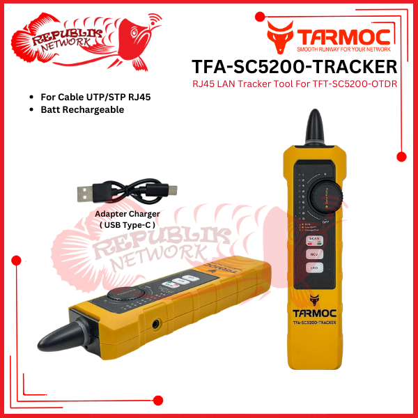 Tarmoc TFA-SC5200-TRACKER | Rj45 LAN Tracker tool for TFT-SC5200-OTDR ...