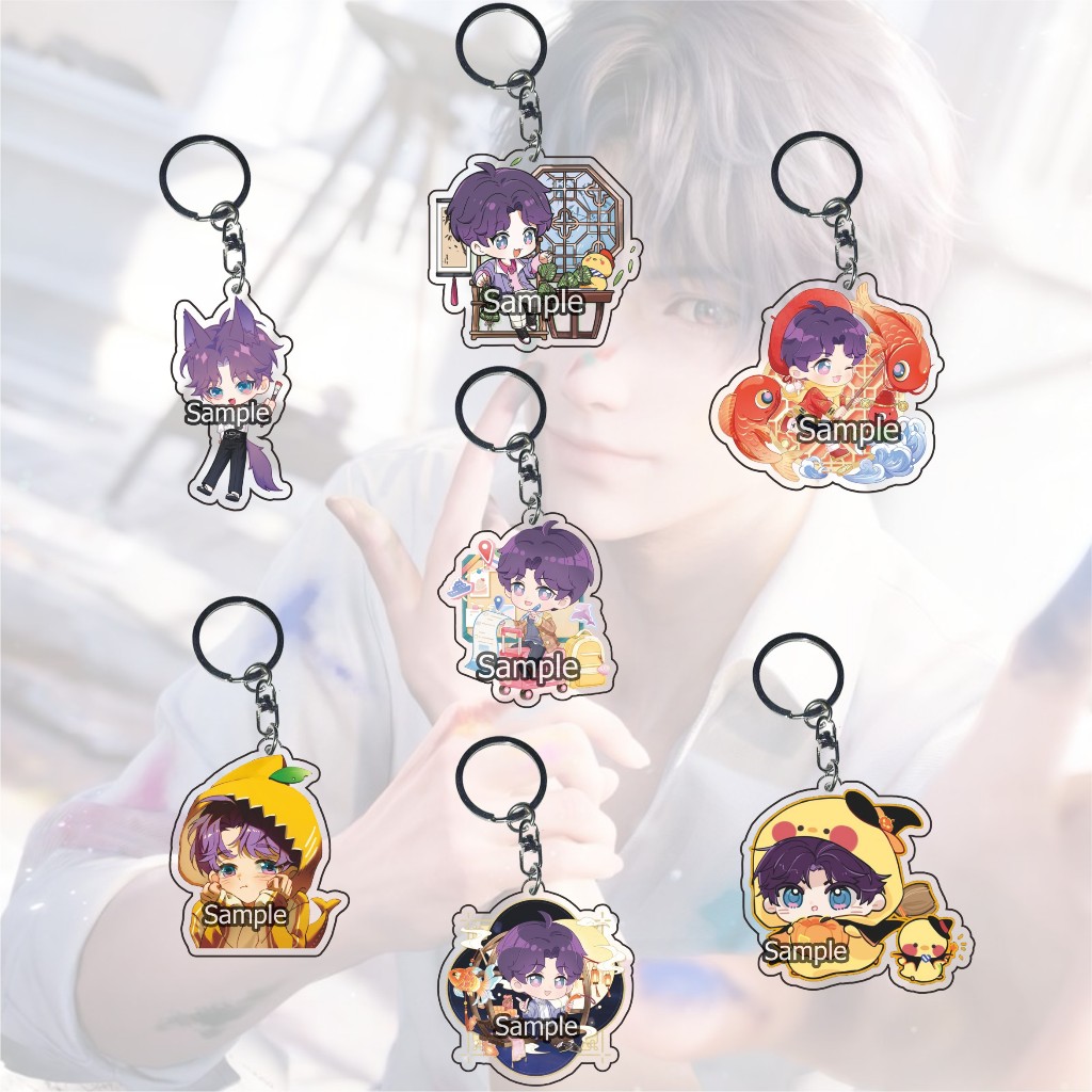 HP GANTUNGAN Love and Deep Space Rafael all Keychain - Key Chain ...