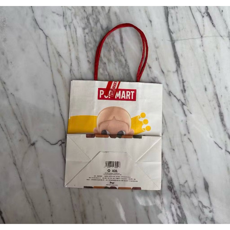 Pop mart popmart zsiga side paper bag original paper bag | Shopee Malaysia