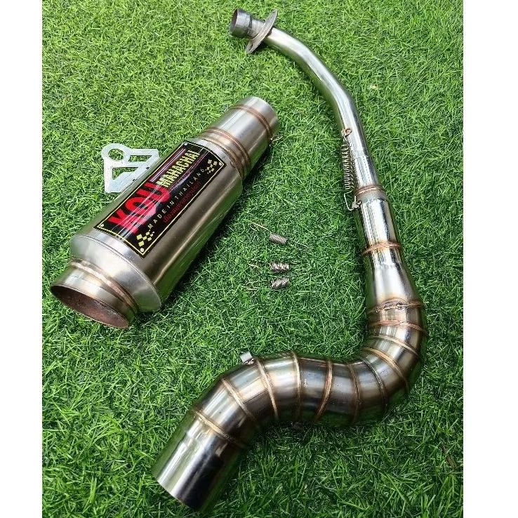 Kou Pipe canister contour open specs exhaust Pipe for Wave 125 Xrm 110/ ...