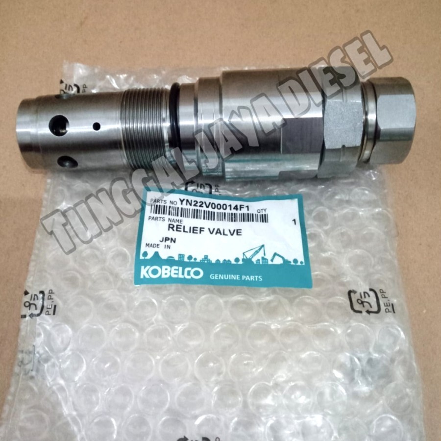 Relief Valve Swing Motorcycle Kobelco SK200-8 SK330-8 YN22V00014F1 OEM ...