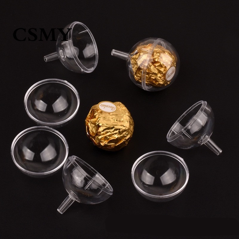 Ferrero Rocher Chocolate Acrylic Ball Decoration Clear Bouquet Box ...